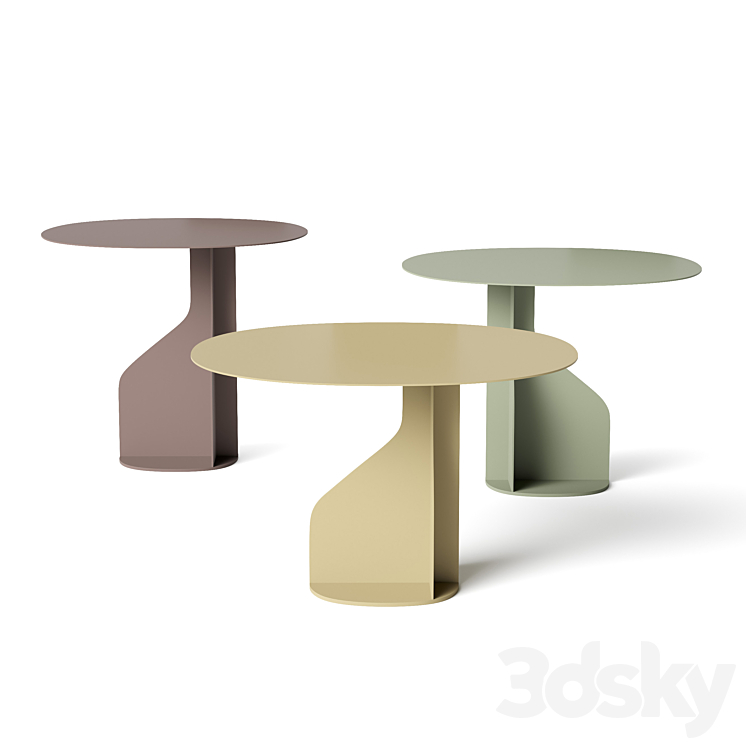 Plane Coffee Table - Table - 3D model