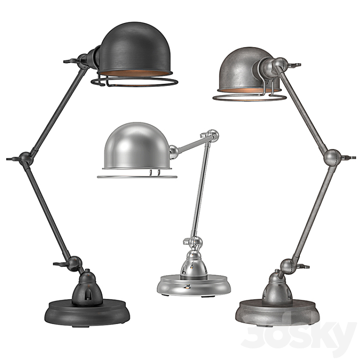 RH - Atelier Task Table Lamp - Table lamp - 3D model