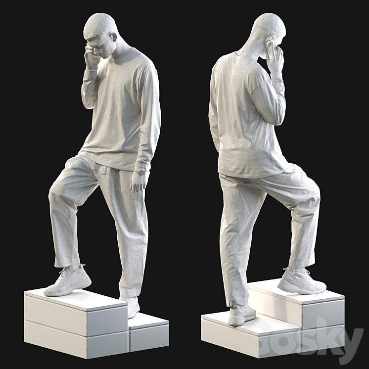 3d scan man 13 - Creature - 3D model