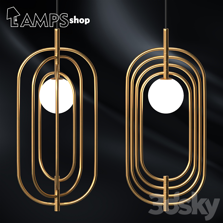 Delightfull Turner Light - Pendant light - 3D model