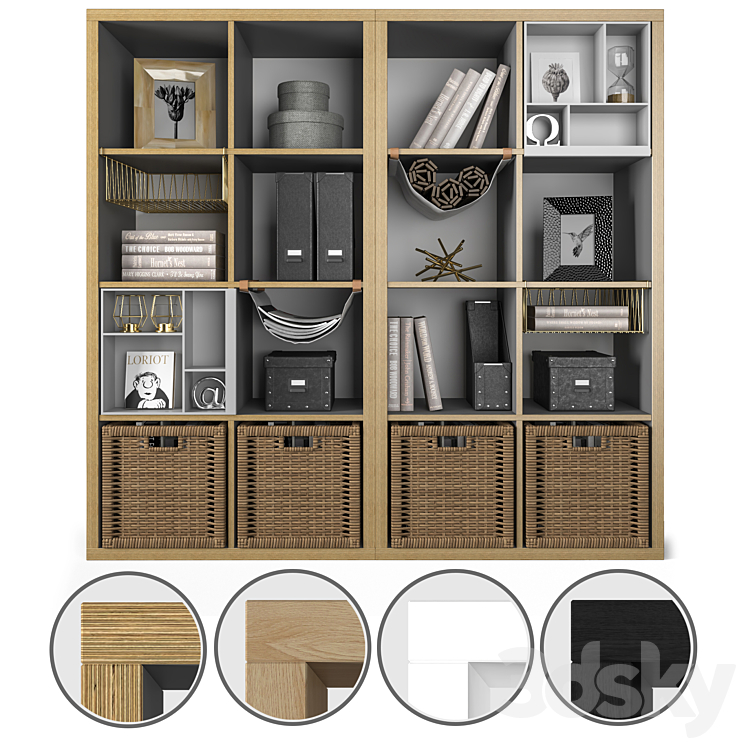 Rack Kallax. - Rack - 3D model