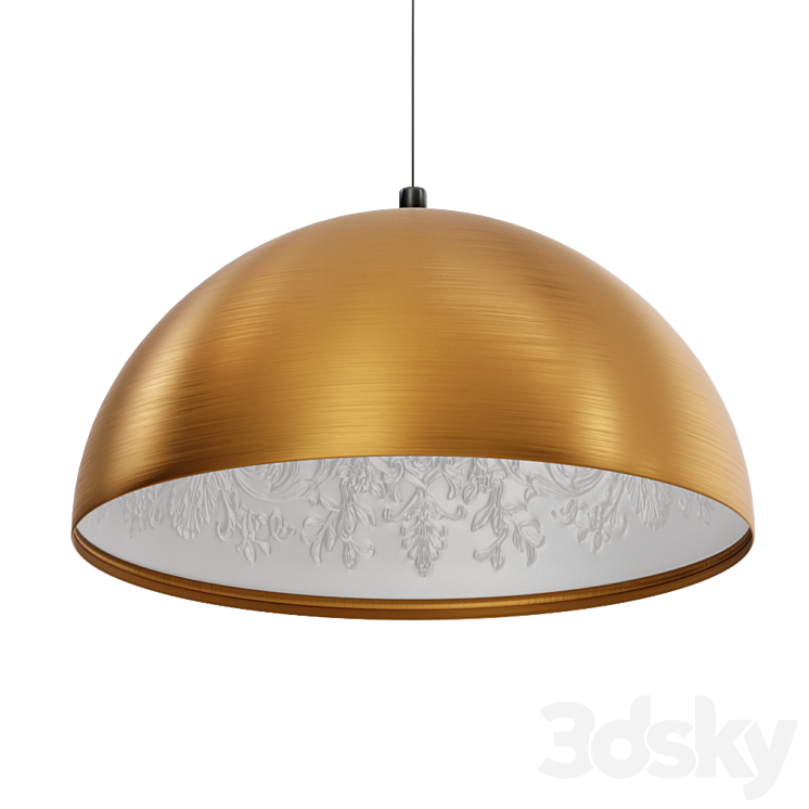 Chandelier Skygarden Flos Gold - Pendant light - 3D model