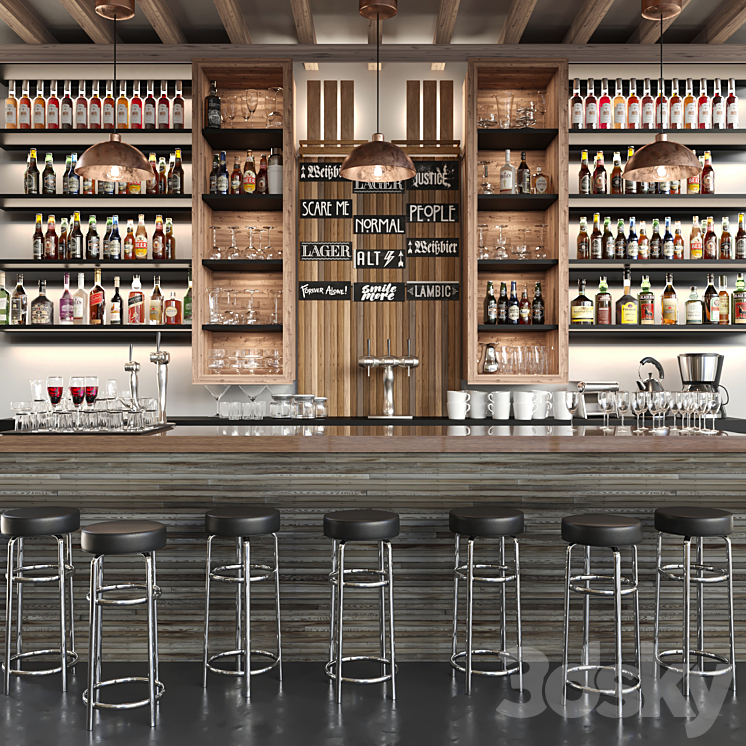 Restaurant Back Bar Design