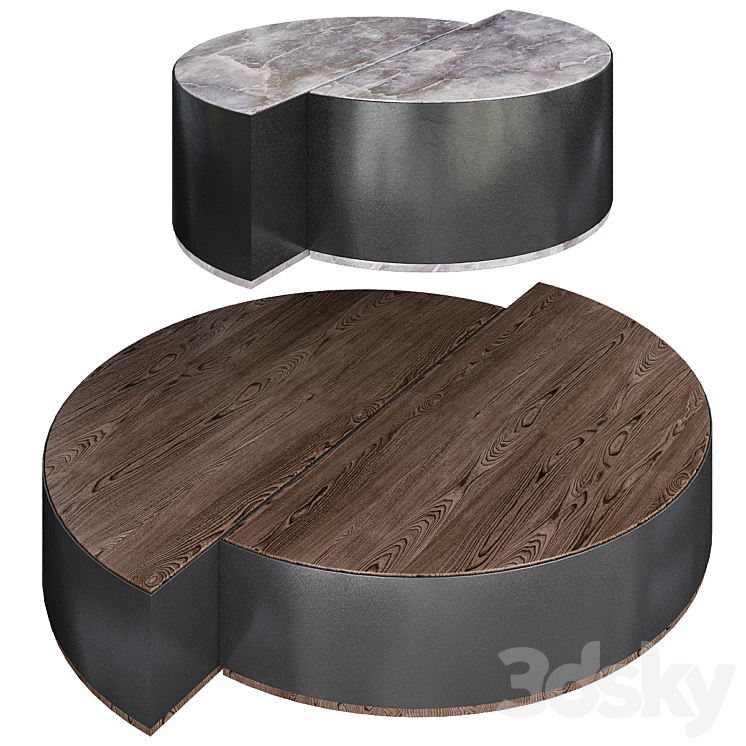 Shields minotti coffee tables - Table - 3D model