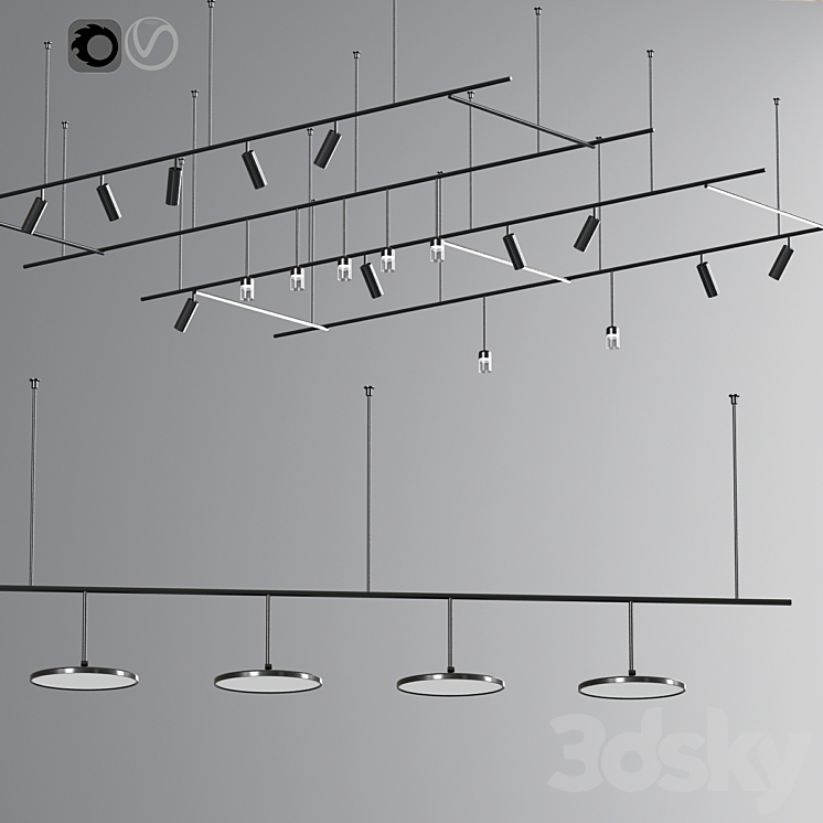 infrastructure 02 - Technical lighting - 3D model