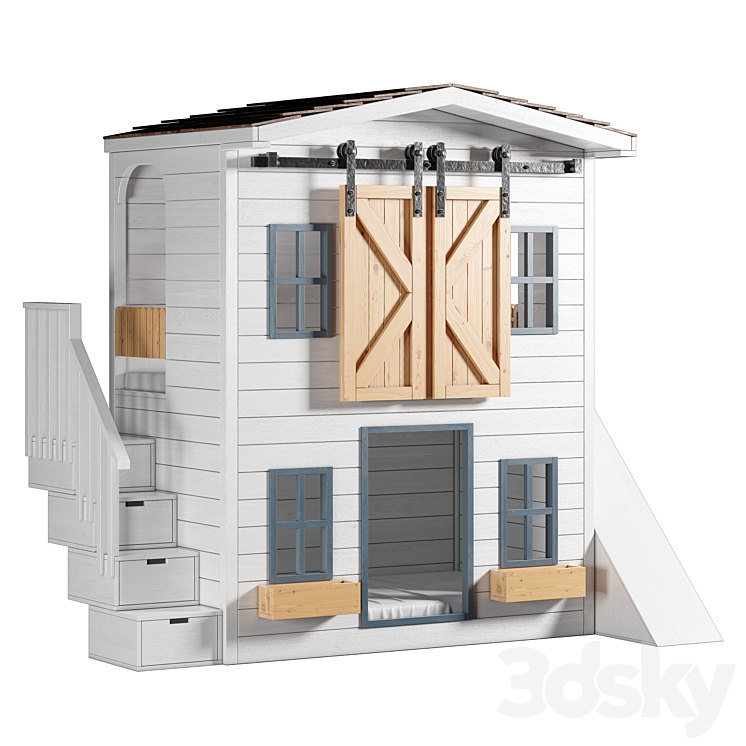 LITTLE HOUSE FOR KIDS - Bed - 3D model
