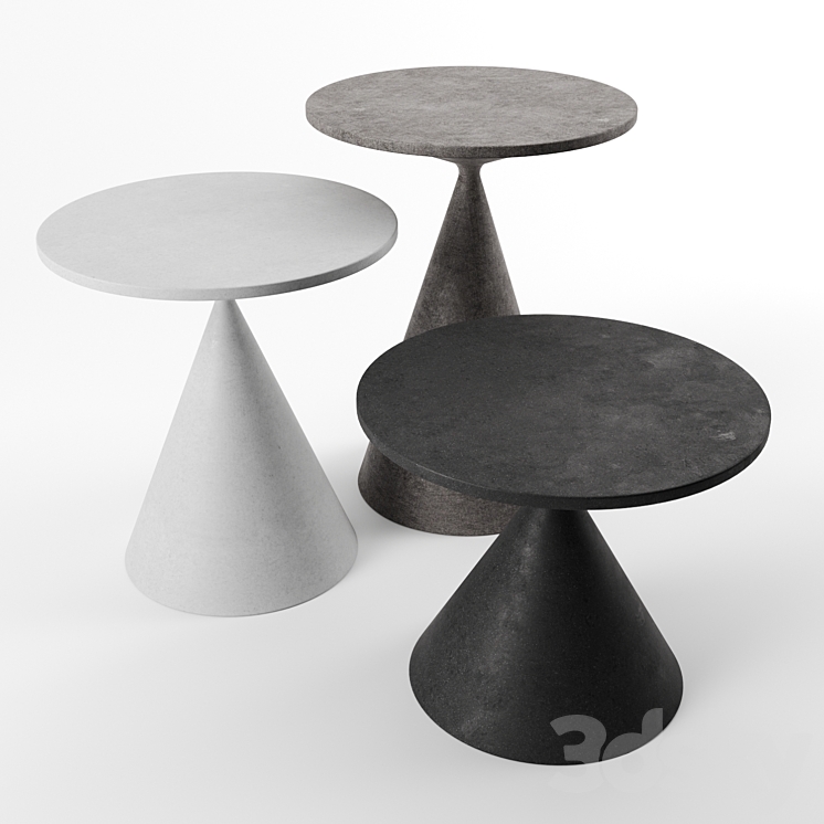 Mini clay tables by Desalto - Table - 3D model