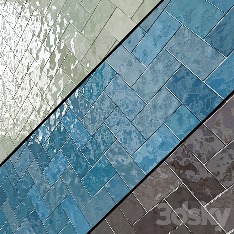 Ceramic wall tile WOW FEZ Gloss 3 - Tile - 3D model