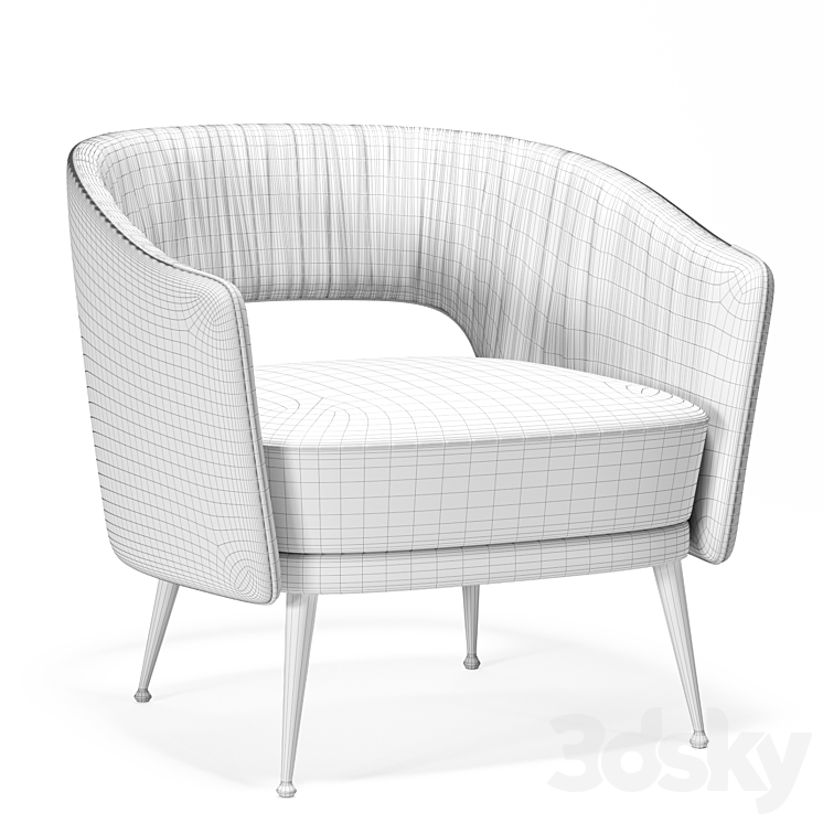 Stola armchair - Arm chair - 3D model