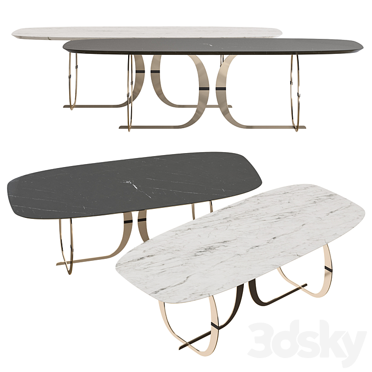Capital Collection Convivio Dining Table - Table - 3D model