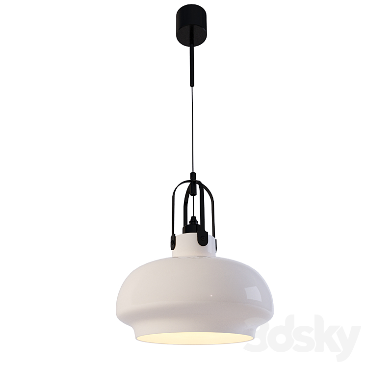 Pendant lamp Arte Lamp Arno A3624SP-1WH - Pendant light - 3D model