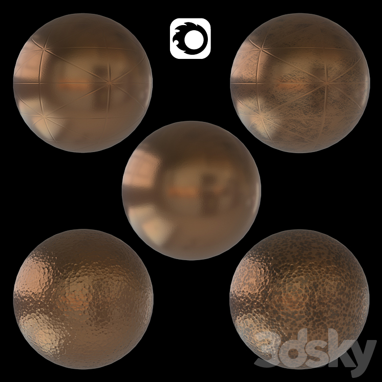Copper - Metal - 3D model