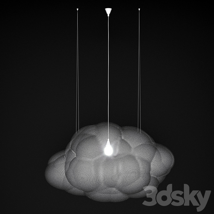 The lamp "Cloud" a2_cloud - Pendant light - 3D model