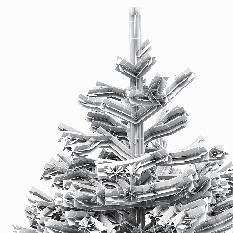 Fir (2 meters) - Tree - 3D model