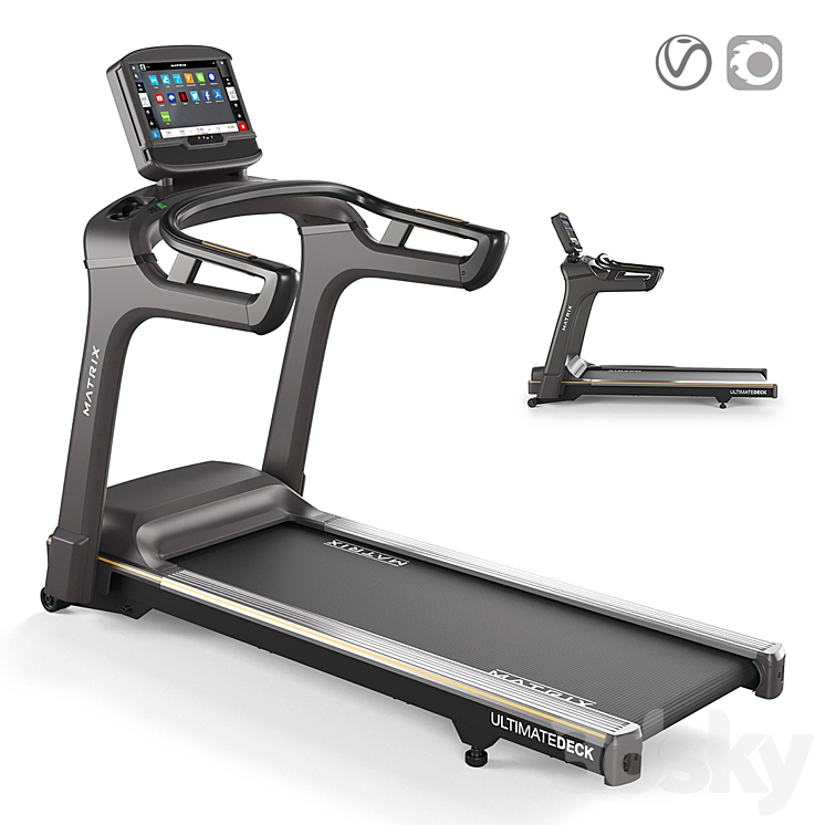 Treadmill Matrix T75 XIR - Sports - 3D model