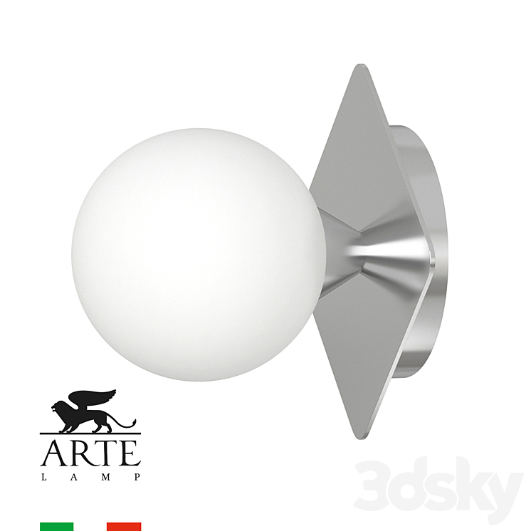 ARTE Lamp A5663AP-1CC, A5663AP-1AB OM - Wall light - 3D model