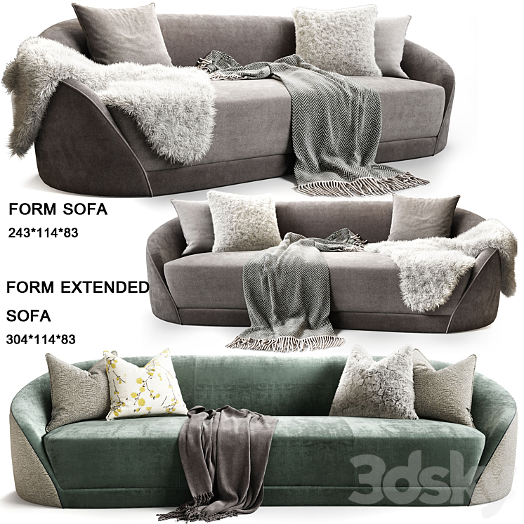 Baker_FORM SOFA - Sofa - 3D model
