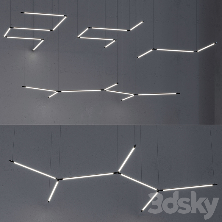 Grok _ TUBS MODULAR (8) - Pendant light - 3D model