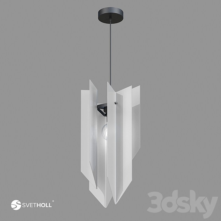 Crystal - Pendant light - 3D model