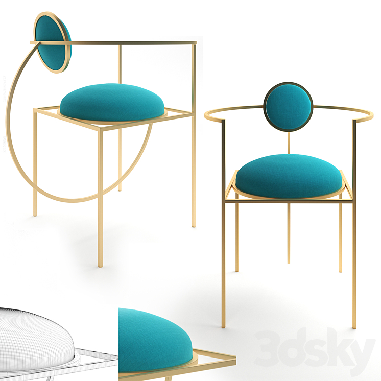 orbit dining chair bohinc studio - Chair - 3D model