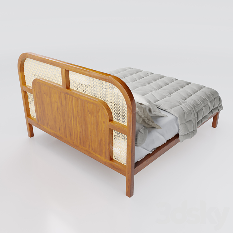 Nadi cane bed - Bed - 3D model
