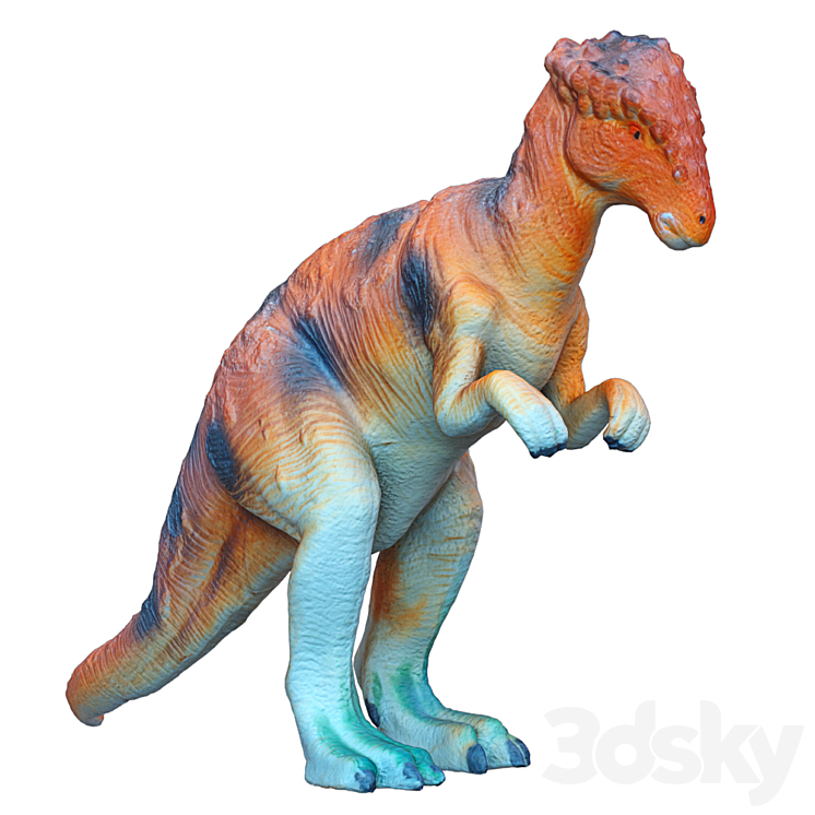 Pachycephalosaurus Toy - Toy - 3D model