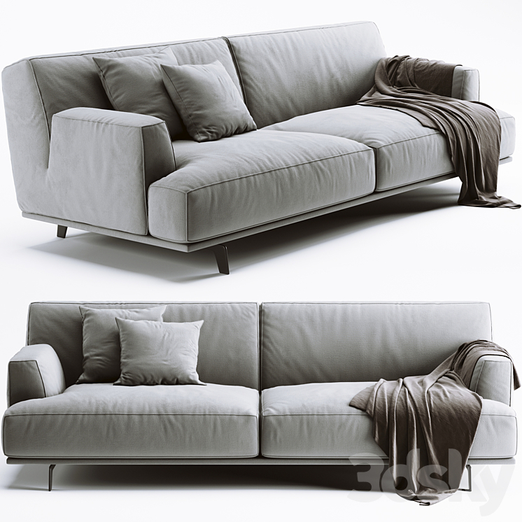 Poliform tribeca sofa - Sofa - 3D model