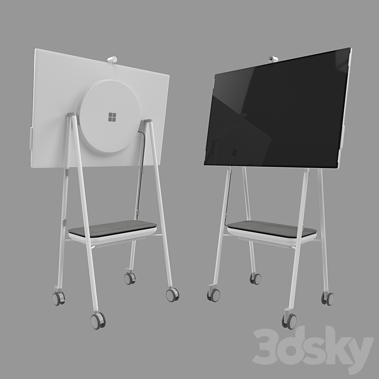 Microsoft Surface Hub 2 - PC & other electronics - 3D model