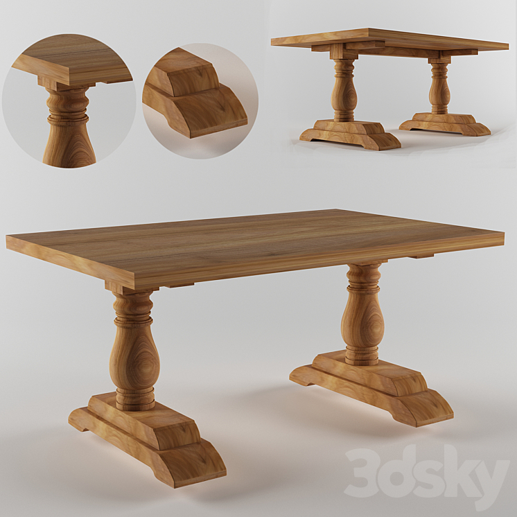 Table 4 - Table - 3D model