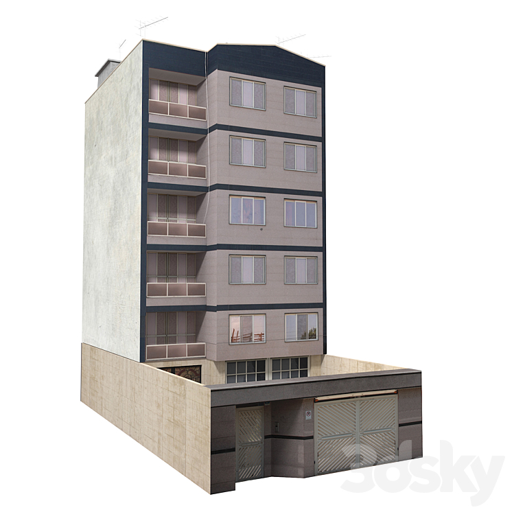 Building 07 - Building - 3D model