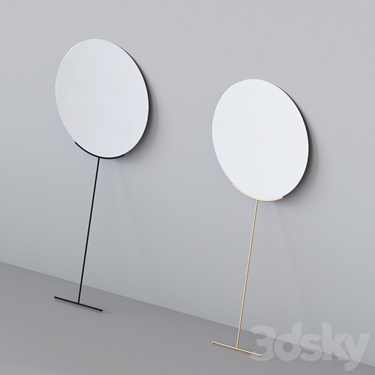 Rune Leaning Mirror by Blu Dot - Mirror - 3D model