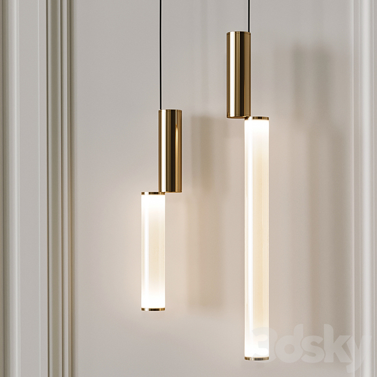Lightology Signal Vertical Suspension - Pendant light - 3D model
