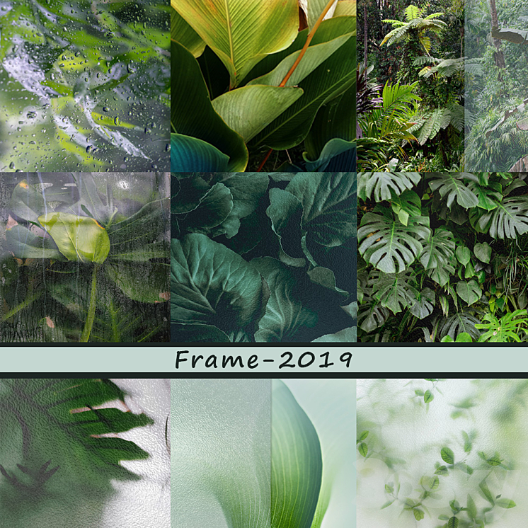 Designer Wallpaper Frame 2019 pack 1 - Wall covering - 3D model