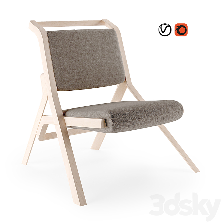 Frame Seat is a minimal - Chair - 3D model