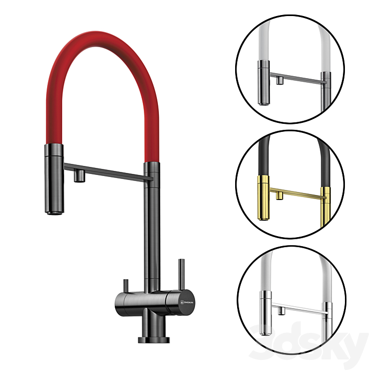 Omoikiri Kanto OM - Faucet - 3D model