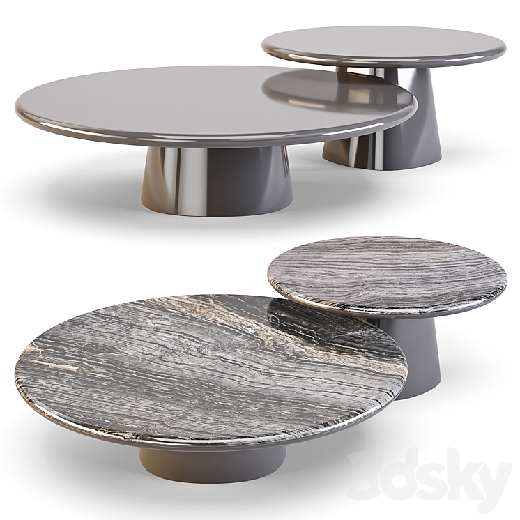 Meridiani: Leon - Coffee and Side Tables - Table - 3D model