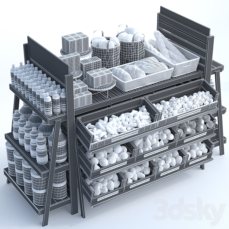 JC Grocery Store 5 - Shop - 3D model