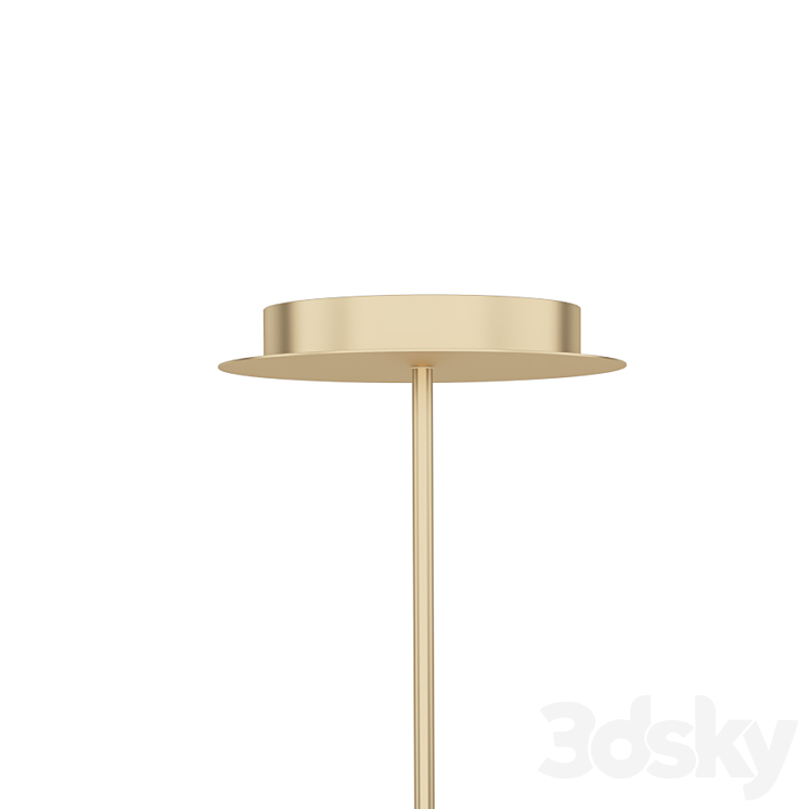 Modern kryss chandelier - Pendant light - 3D model