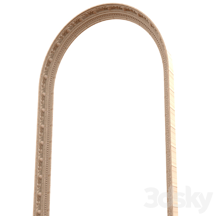 Classic gate - Facade element - 3D model