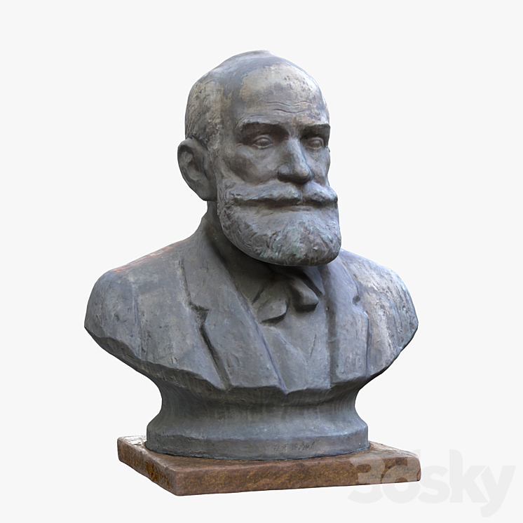 Pavlov Ivan Petrovich (1849 - 1936) - Sculpture - 3D model