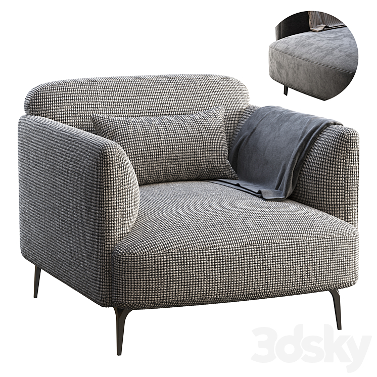Armchair boconcept modena - Arm chair - 3D model