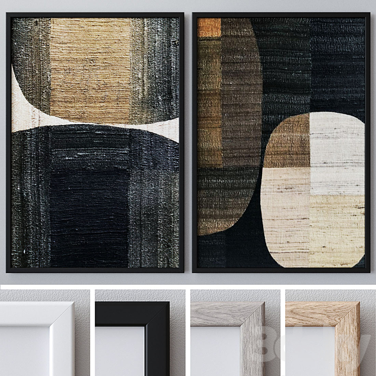 Photo Frames Set 926 - Frame - 3D model