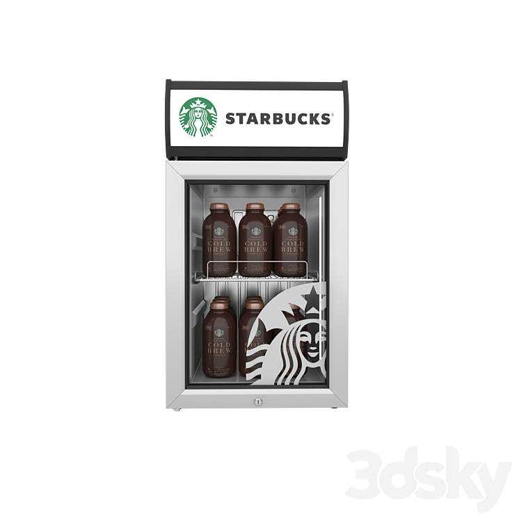 Starbucks Fridge - Shop - 3D model