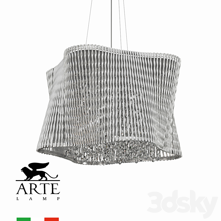ARTE Lamp INCANTO A4207SP-4CC OM - Pendant light - 3D model