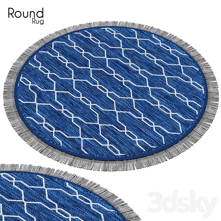Round rug 24 - Rug - 3D model