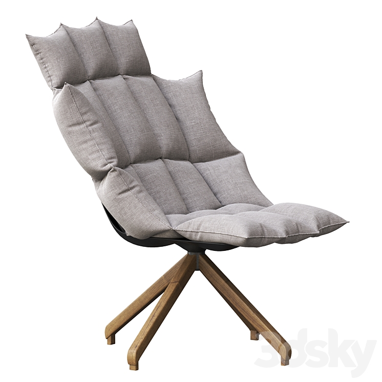 Husk armchair by patricia - Arm chair - 3D model