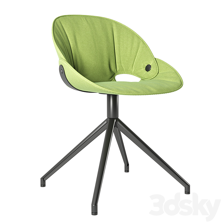 Tonon Fl@t (Flat) Italian chair with rotation - Chair - 3D model