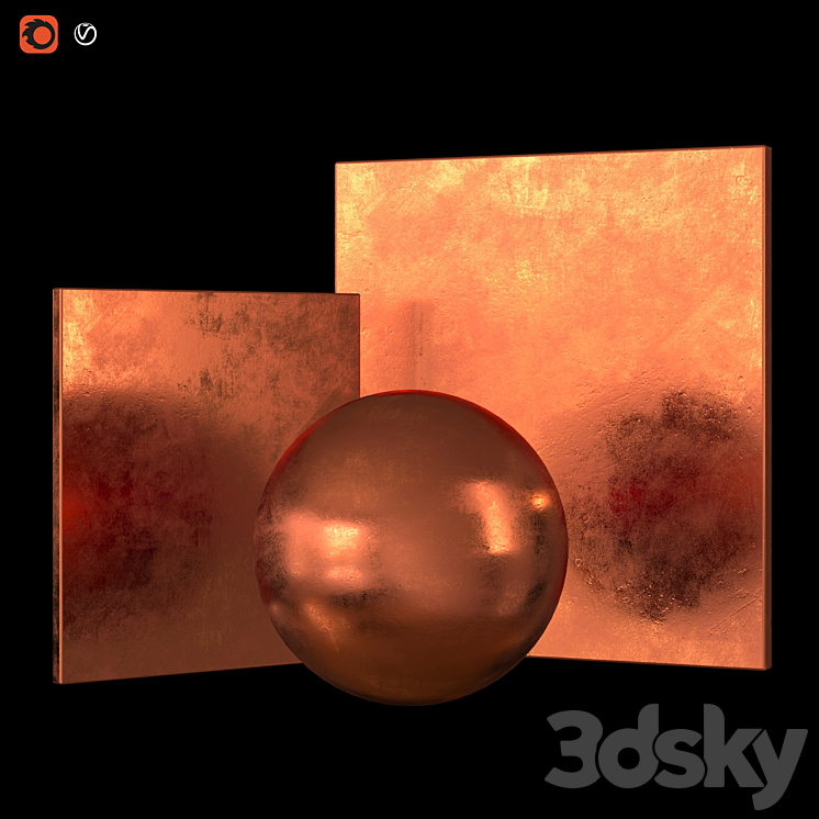 copper - Metal - 3D model