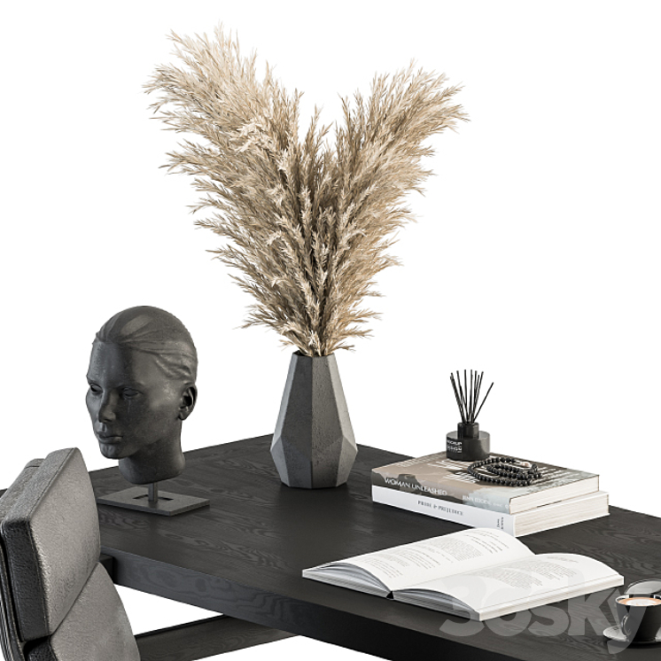 Poliform Work Desk - Office Set 152 - Office furniture - 3D model