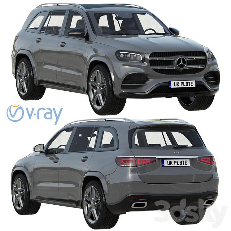 Mercedes-Benz GLS - Transport - 3D model
